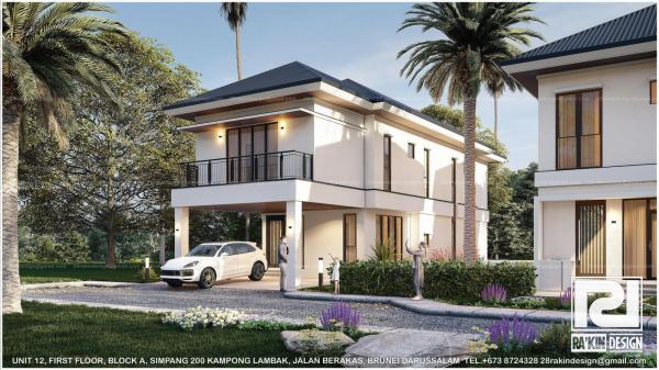 Double Storey Detached House at Mulaut (NDH 982) | Brunei Property and ...